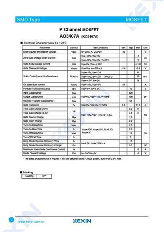 ao3407 a7 a79t x7kv code psot23.pdf detailed specification. ALL ...