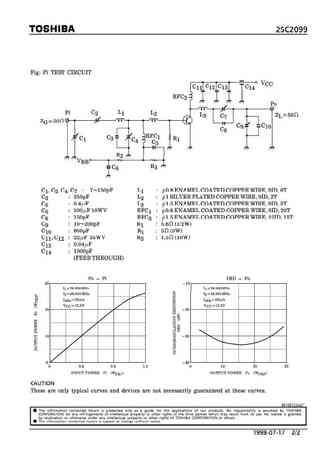 2sc2099.pdf PDF datasheet. ALL TRANSISTORS DATASHEET. POWER MOSFET, IGBT, IC, TRIACS DATABASE ...